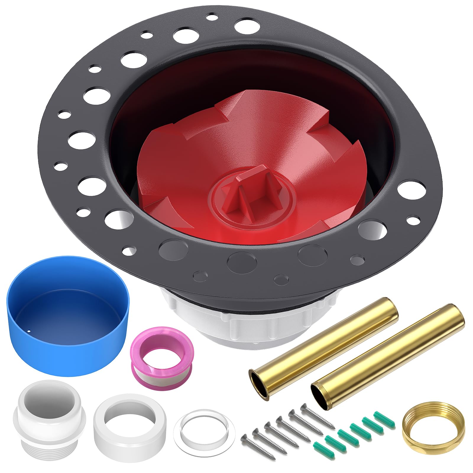 Homeslea Freestanding Tub Drain Rough-in Kit, Island Bath Tub Drain Kit ...