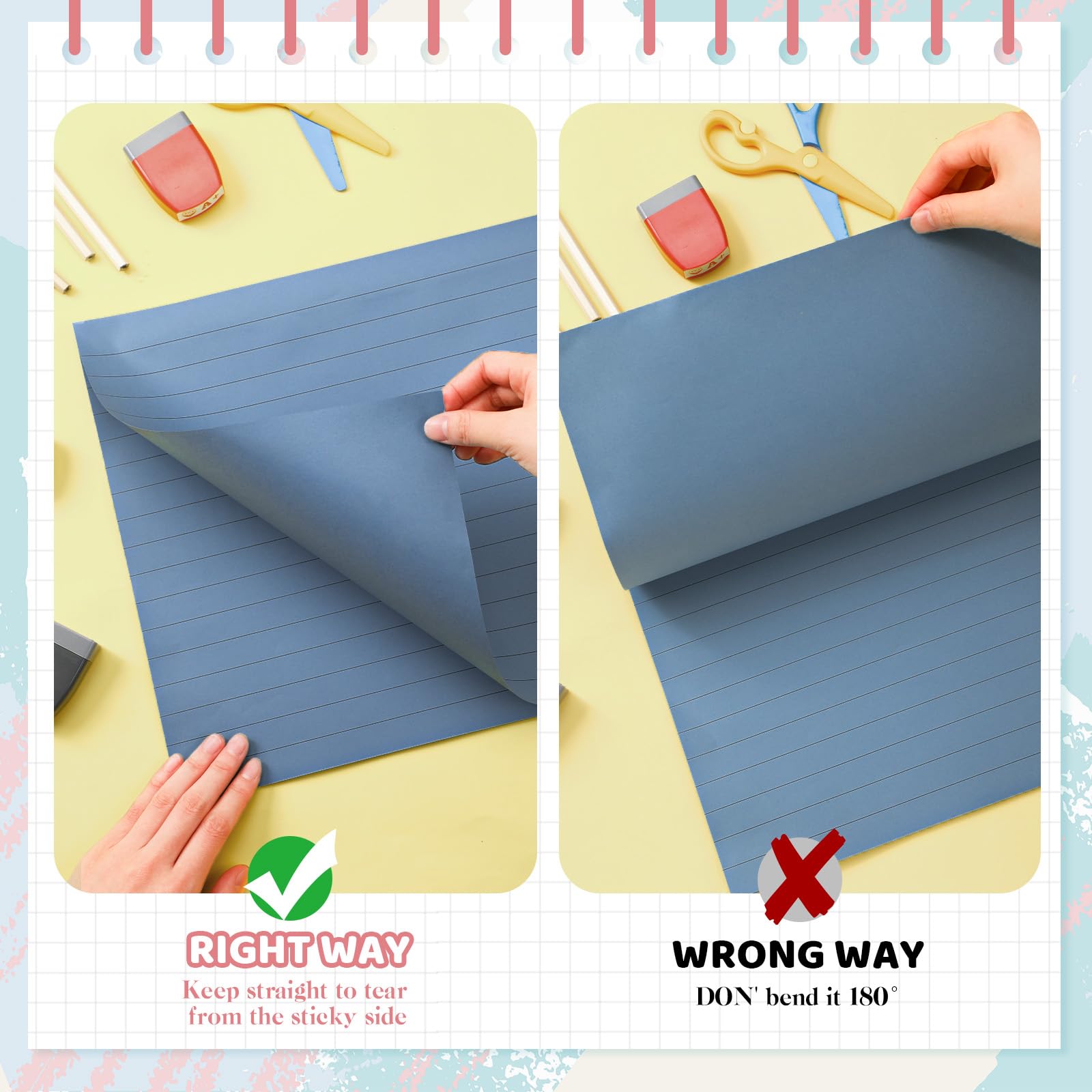 Snapklik.com : Qeeenar 8 Pads Big Sticky Notes 11 X 11 Inch Lined Jumbo ...