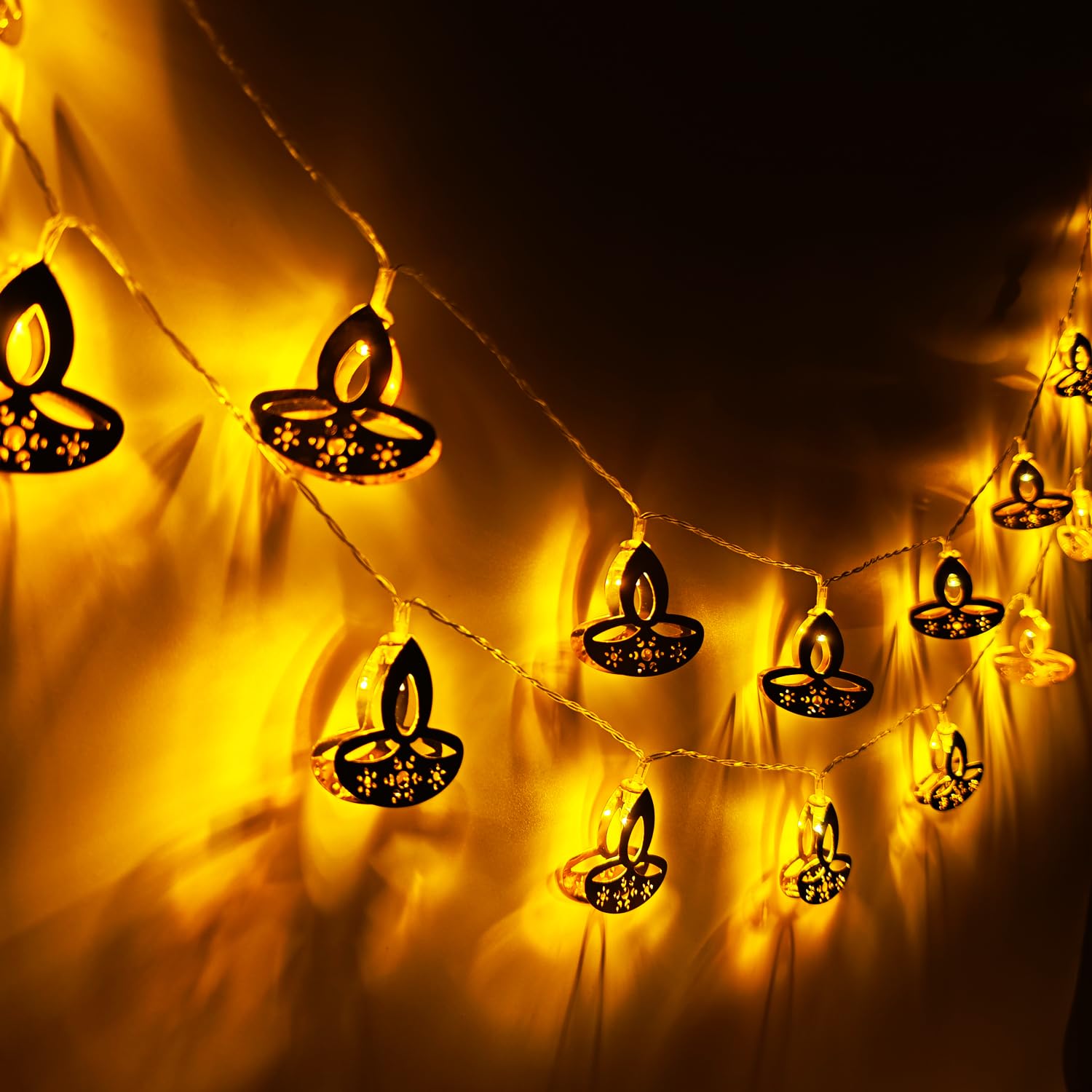 Amazon.com: KYMY Diwali String Lights with 9.8 ft, Happy Diwali 20 LED ...
