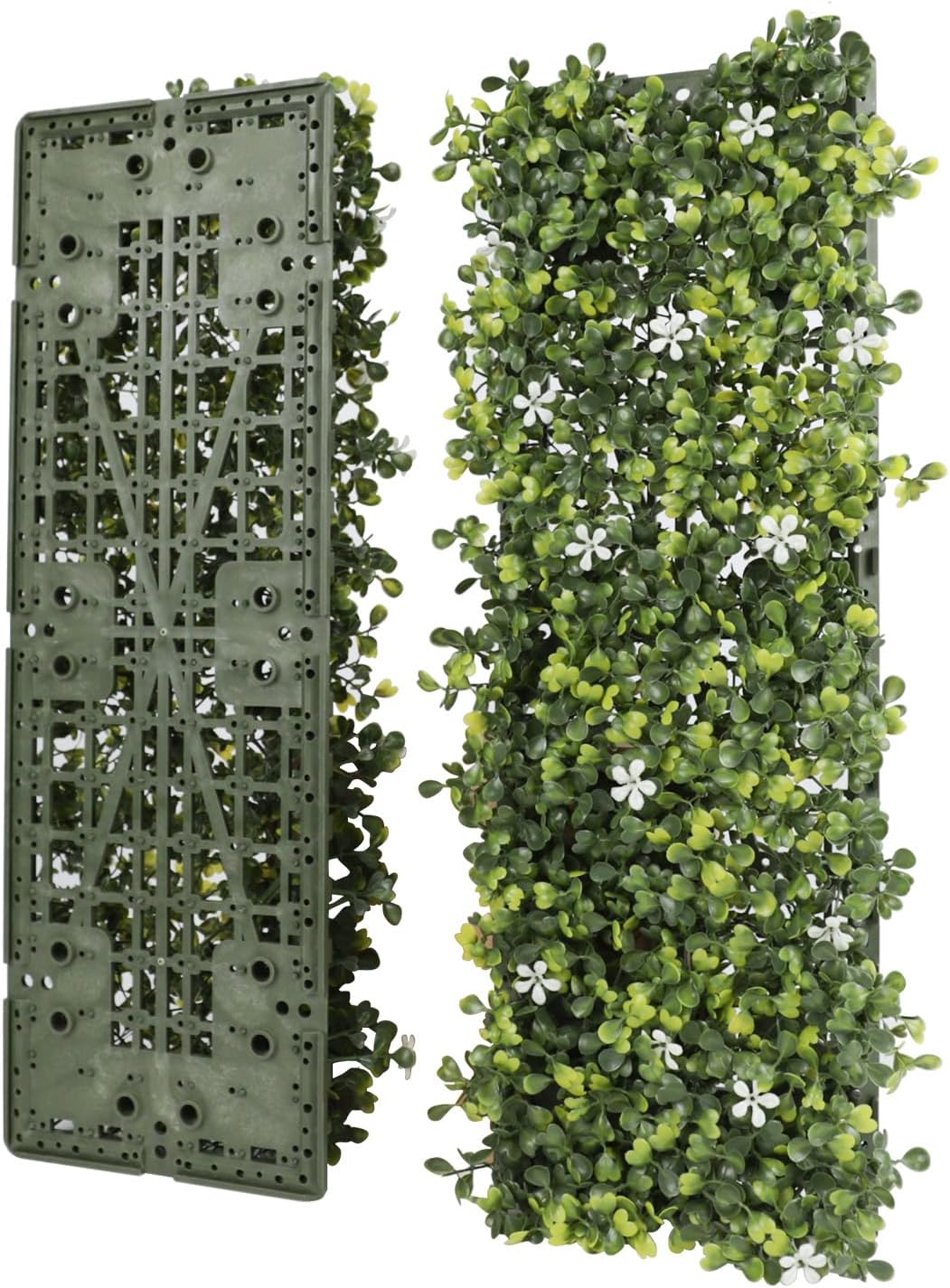 Amazon.com : FLORALEAF Artificial Hard Panels 6 Pcs Hard Base Fake ...