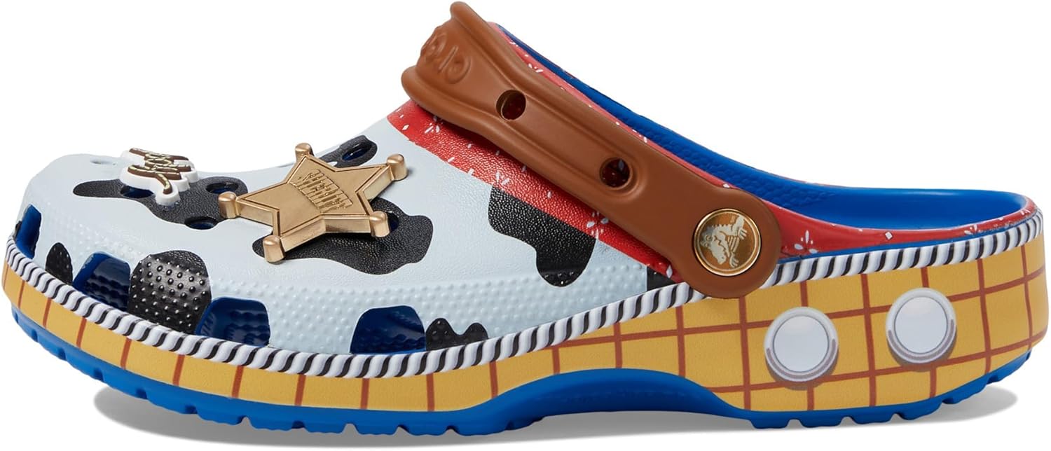 Crocs Kids Blue Jean Toy Story Woody Classic Clog K Clogs Size 28-29 ...
