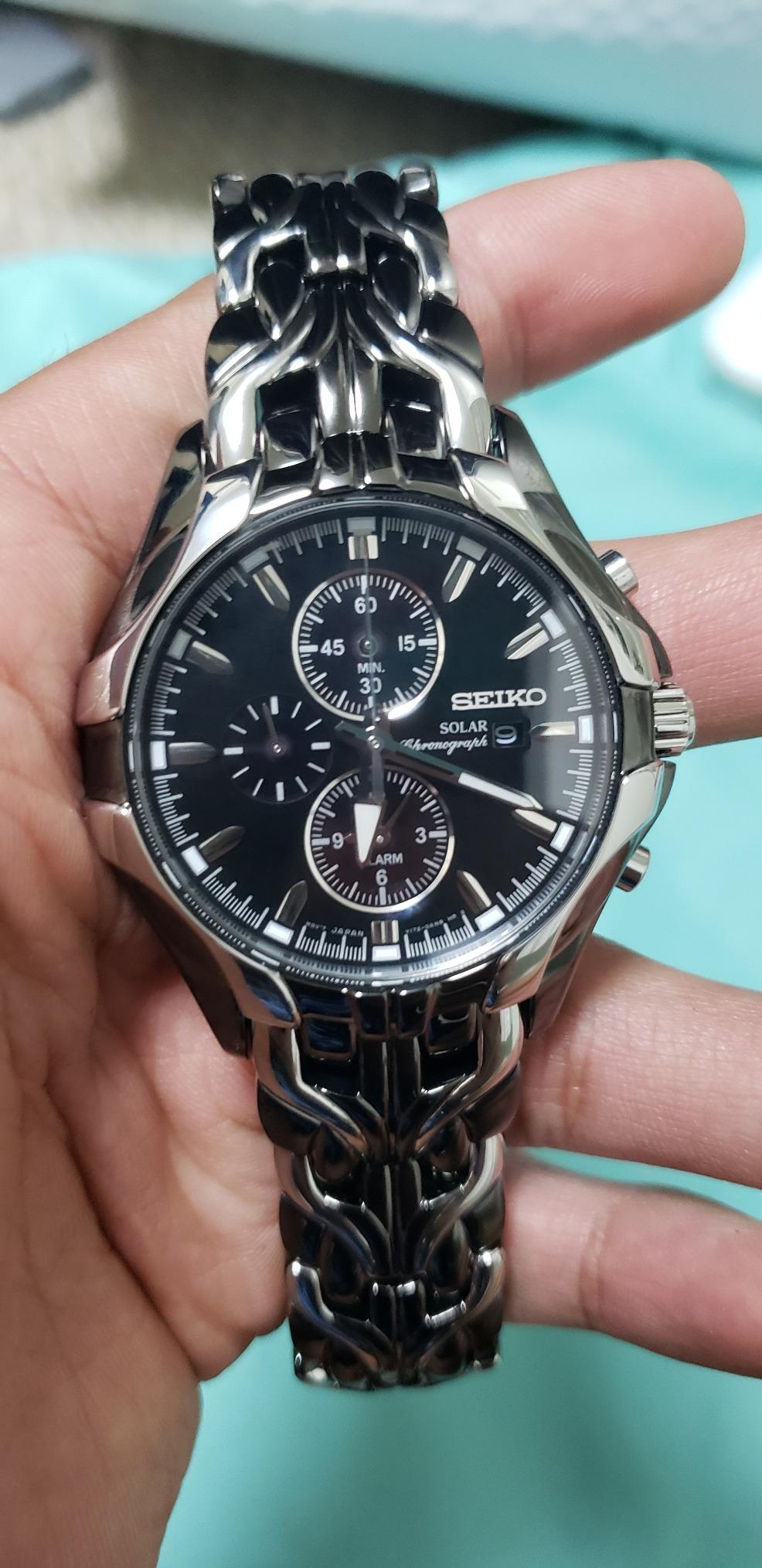 Amazon.co.jp: Seiko セイコー Men's SSC139 Excelsior Solar クロノグラフ 日本製 クオーツ ...