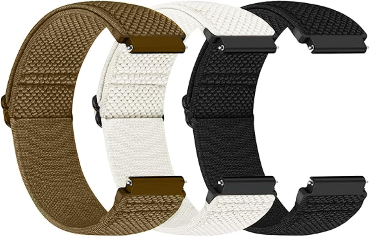 3PCS 22mm Quick Release Watch Strap Nylon Sport Watch Straps Smart ...