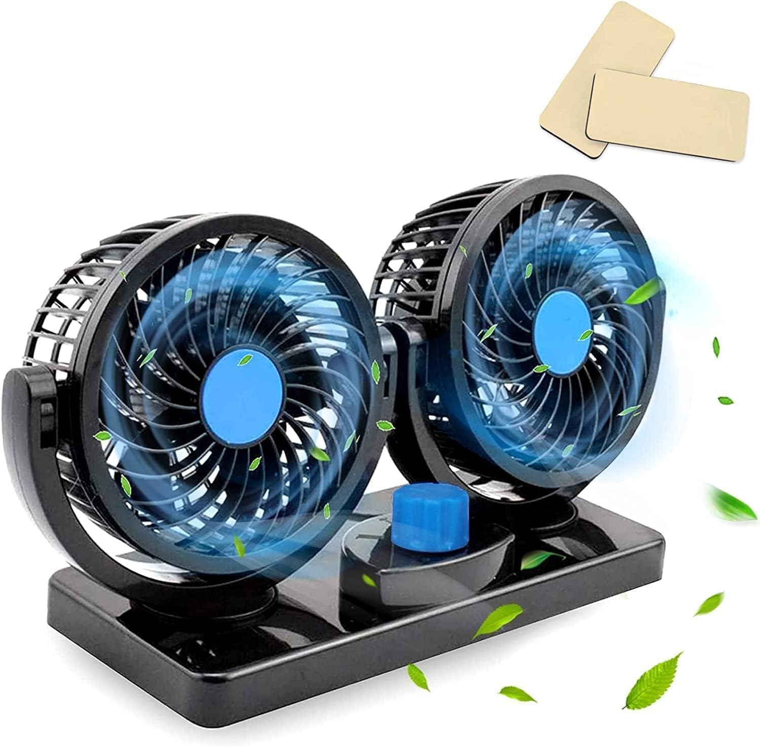 Amazon.com: Showvigor Car Fan 12V - 360 Degree Rotatable Car Fan ...