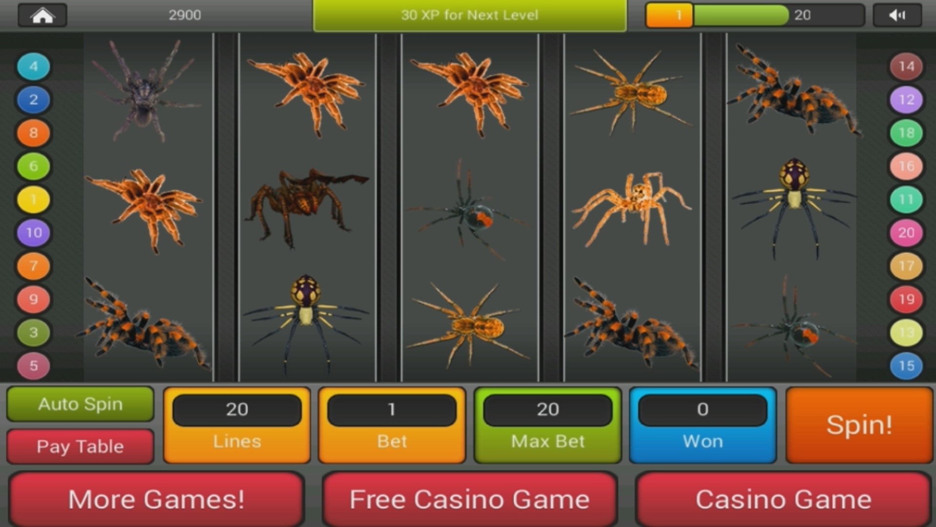 SLOTS - Black Spider Casino Slot Machines – Spin & Win Free! - App on ...