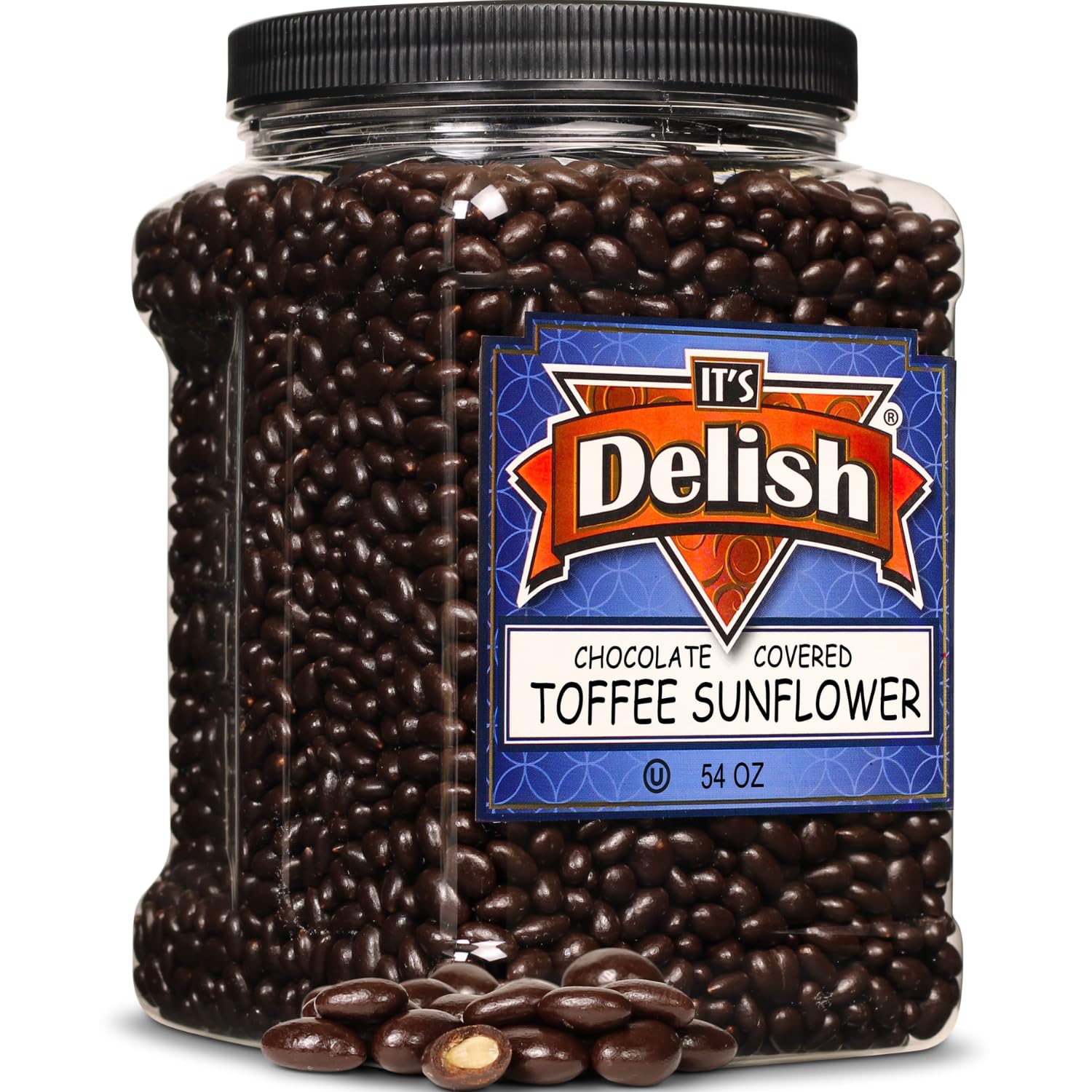 Amazon.com : Chocolate Covered Toffee Coated Sunflower by It's Delish ...