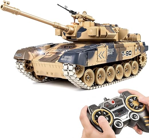 1/18 Alloy Track Russian T-90 Remote Control Tank - Scale Model Kits ...