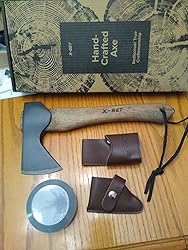 Amazon.com : X-Bet 12" Hand-Forged Hatchet Axe with Sheath and ...