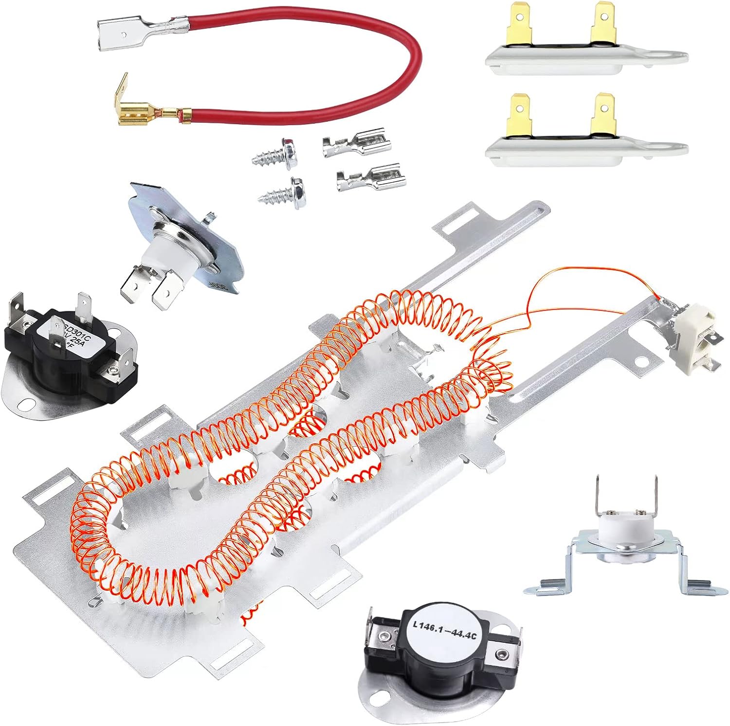 Amazon.com: 8544771 Dryer Heating Element Replaces Maytag Whirlpool ...