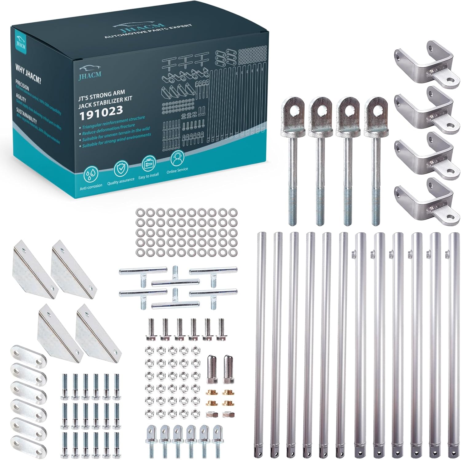 Amazon.com: 5th Wheel Stabilizer Kit - Easy Bolt-On Install, Fits All ...
