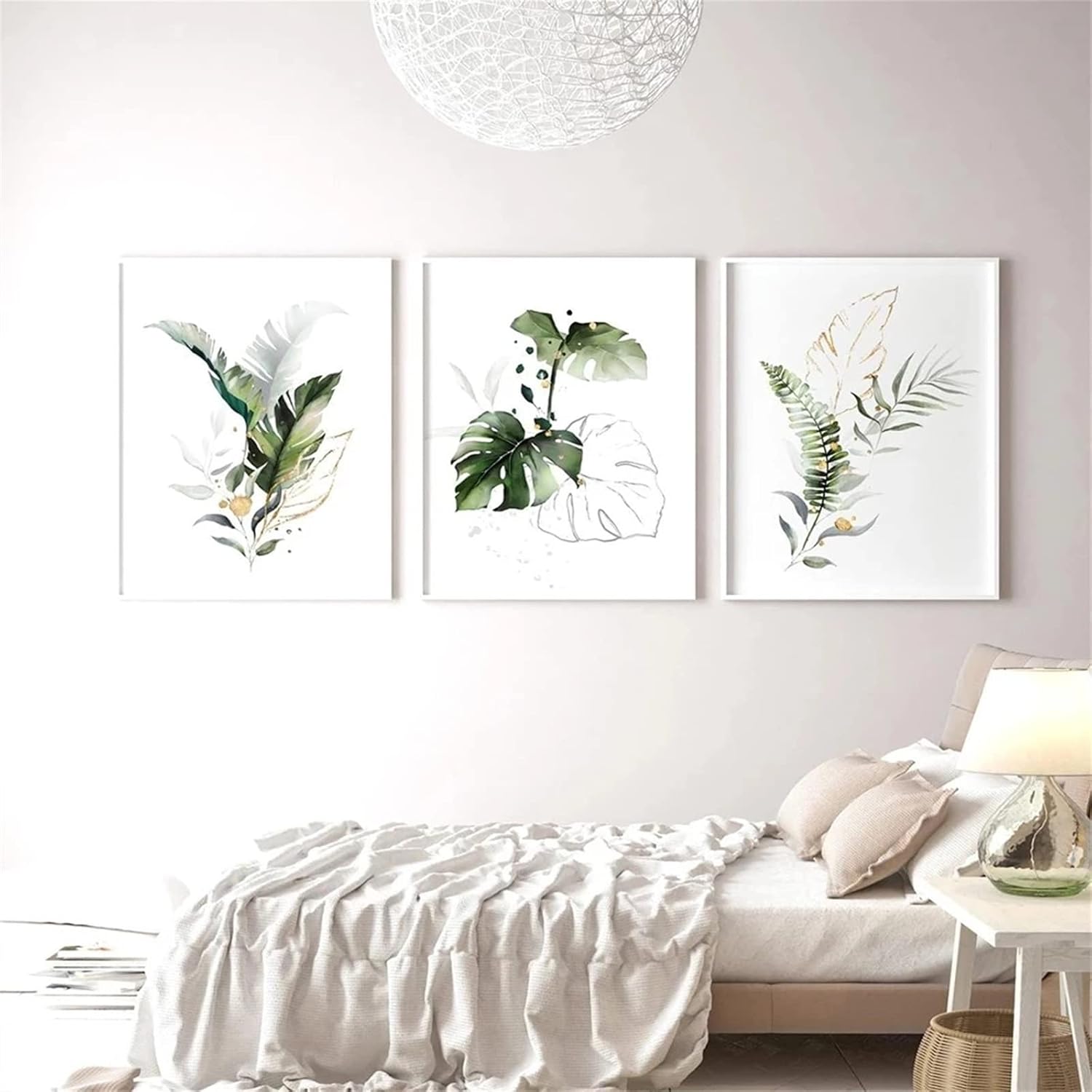Amazon.de: Sarah Duke Premium Poster Set Natur, 3er Set Pflanzen Wandbilder, Ohne Rahmen Nordic ...