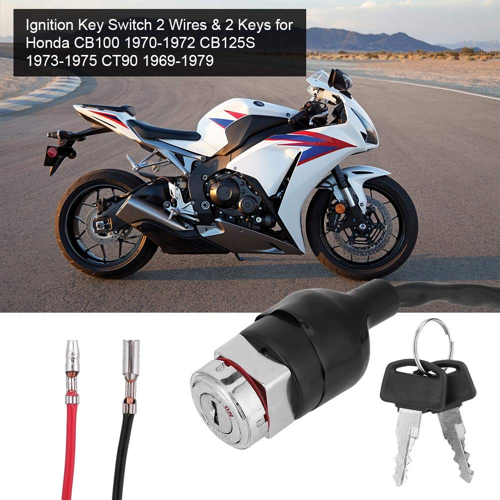 Vintage Motorcycle Parts Ignition Switch For Honda CB100 CB125S CT90 ...