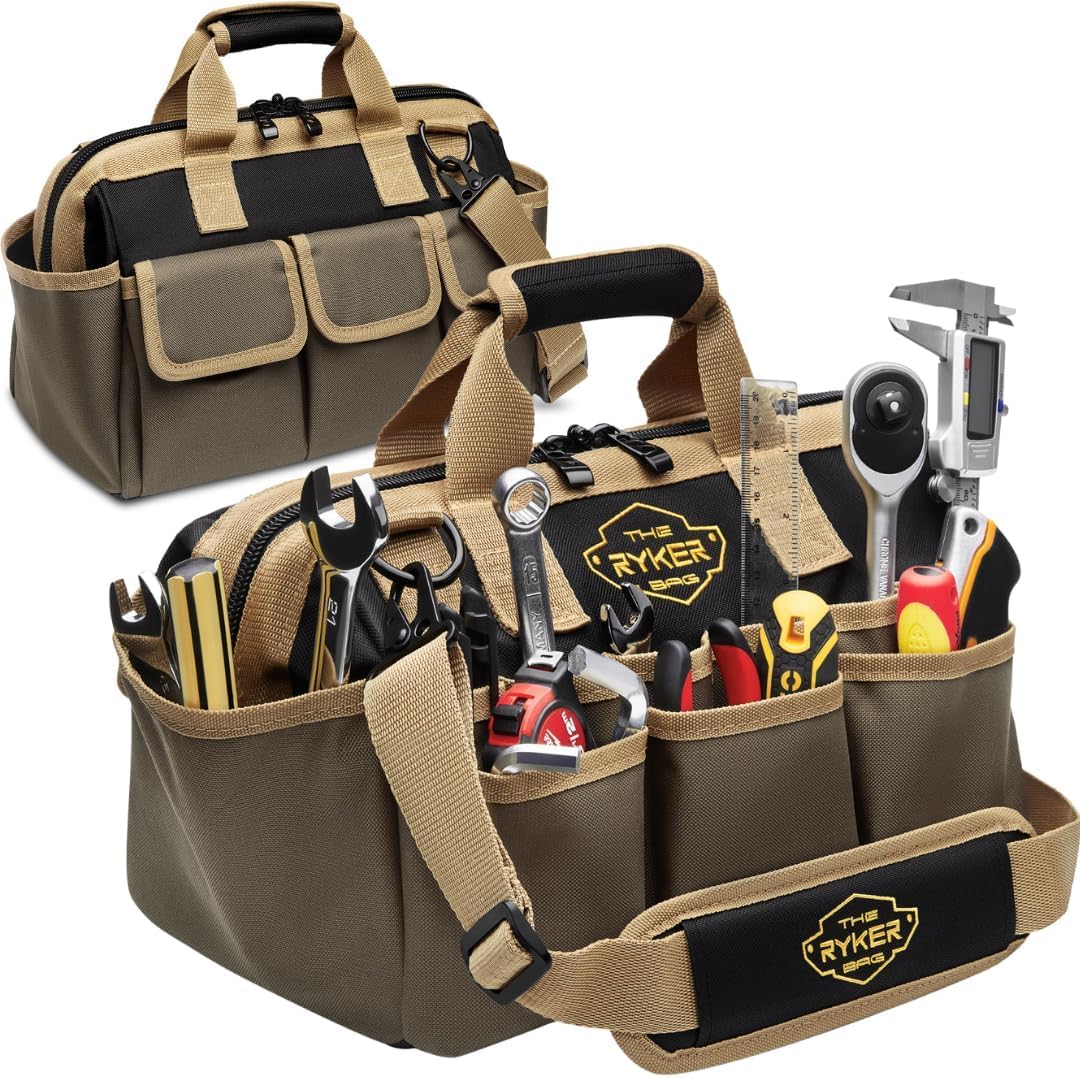 The Ryker Bag 14-Inch Tool Bag Organizer Small Tool Bag. Heavy Duty ...