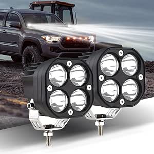 Nicoko Super Bright 40W LED Light Pods 2PCS Led Off Road Spotlight ...