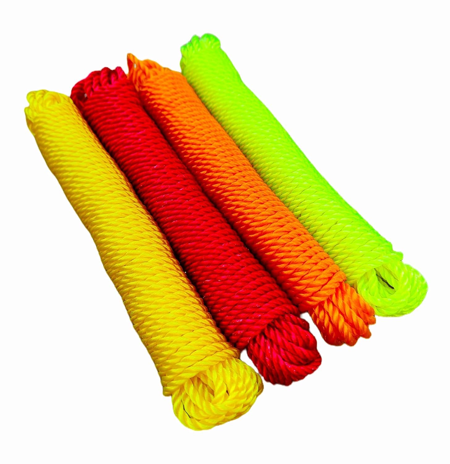 SSKR 10 Metre Long 02 Piece Nylon Rope or Multicolor Cloth Hanging Rope ...