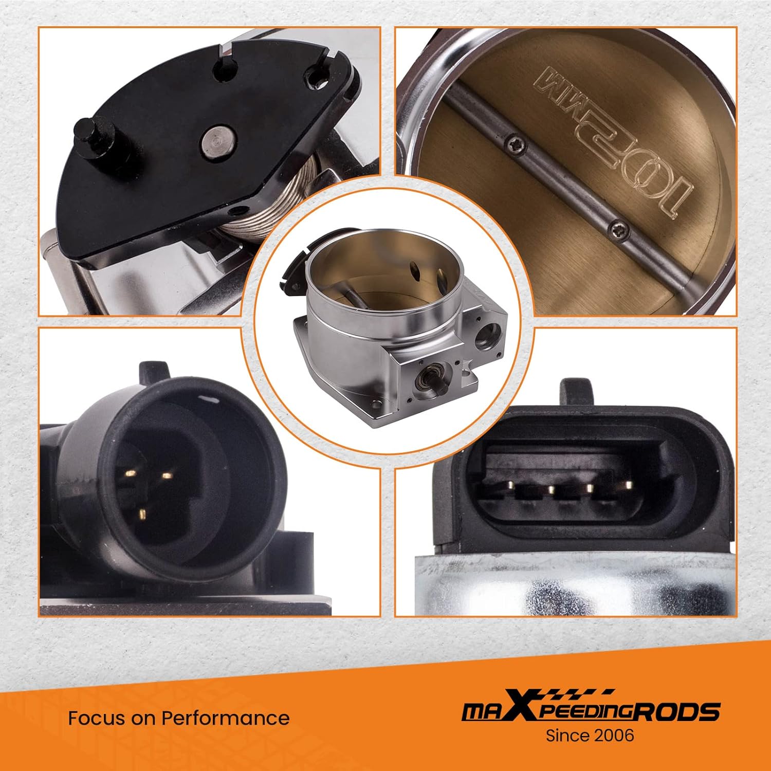 Buy maXpeedingrods 102mm Throttle Body Assembly with TPS IAC Throttle ...