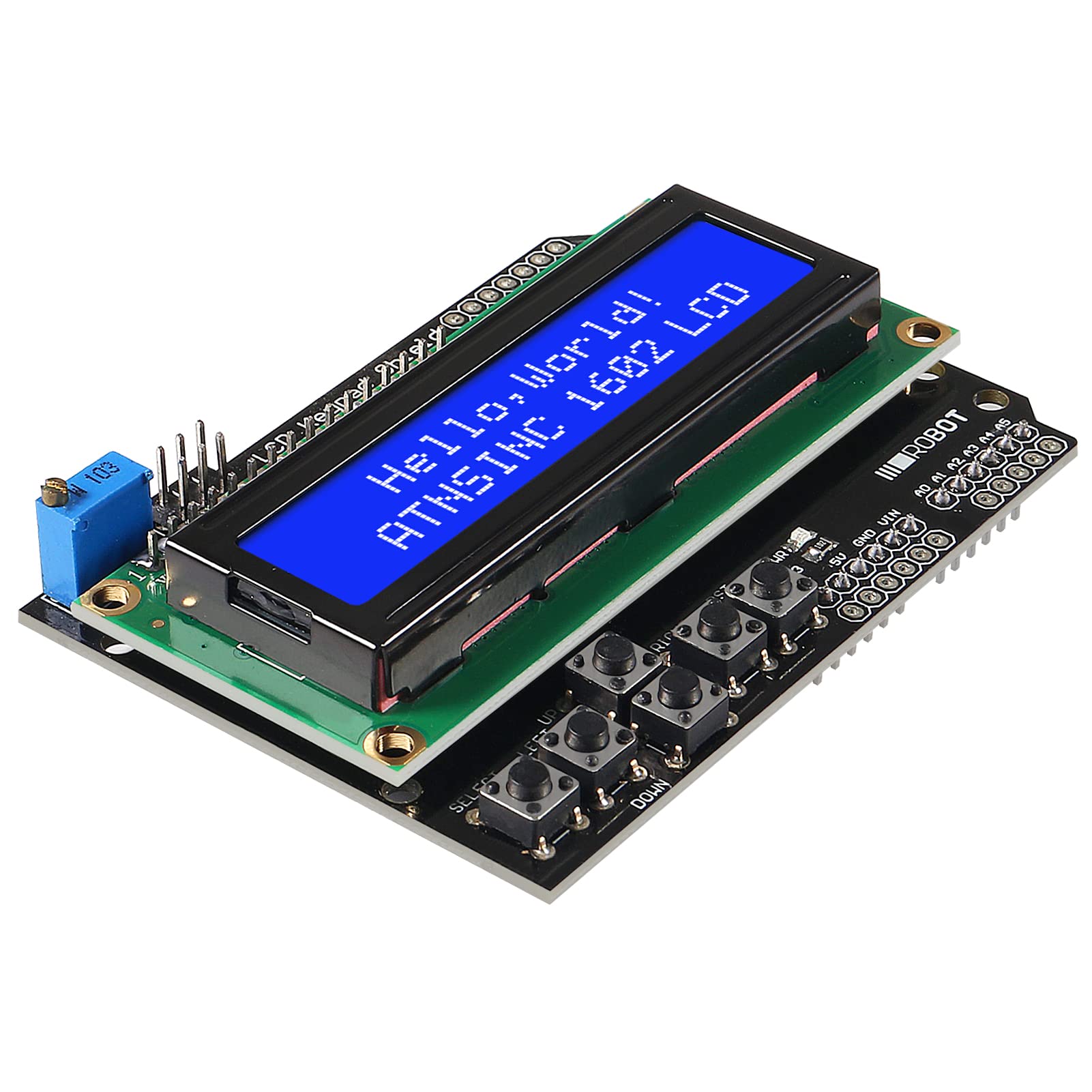 Snapklik.com : 3pcs 1602 LCD Keypad Shield LCD1602 LCD 1602 Module ...