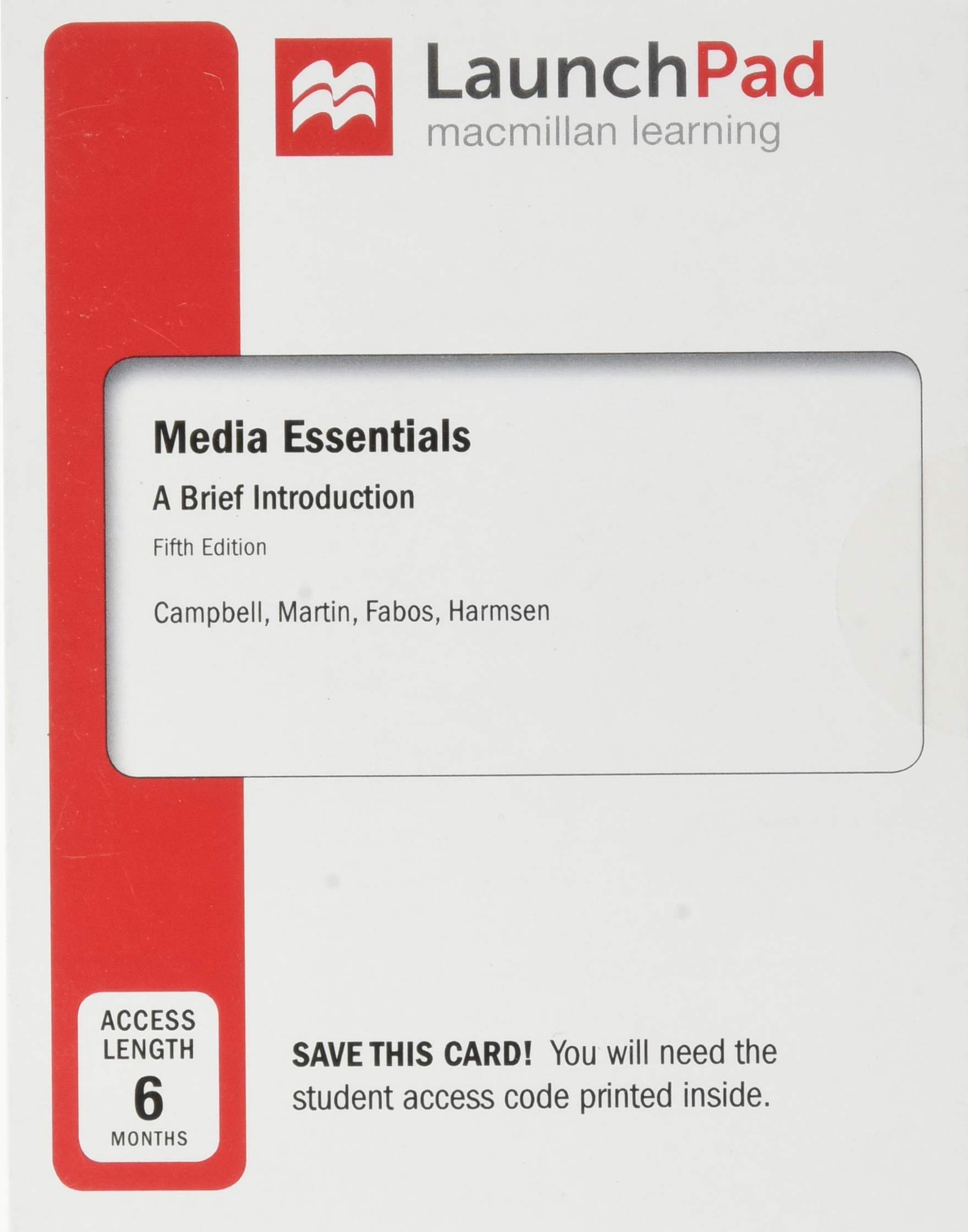 LaunchPad for Media Essentials (1-Term Access): 9781319280291: Media ...