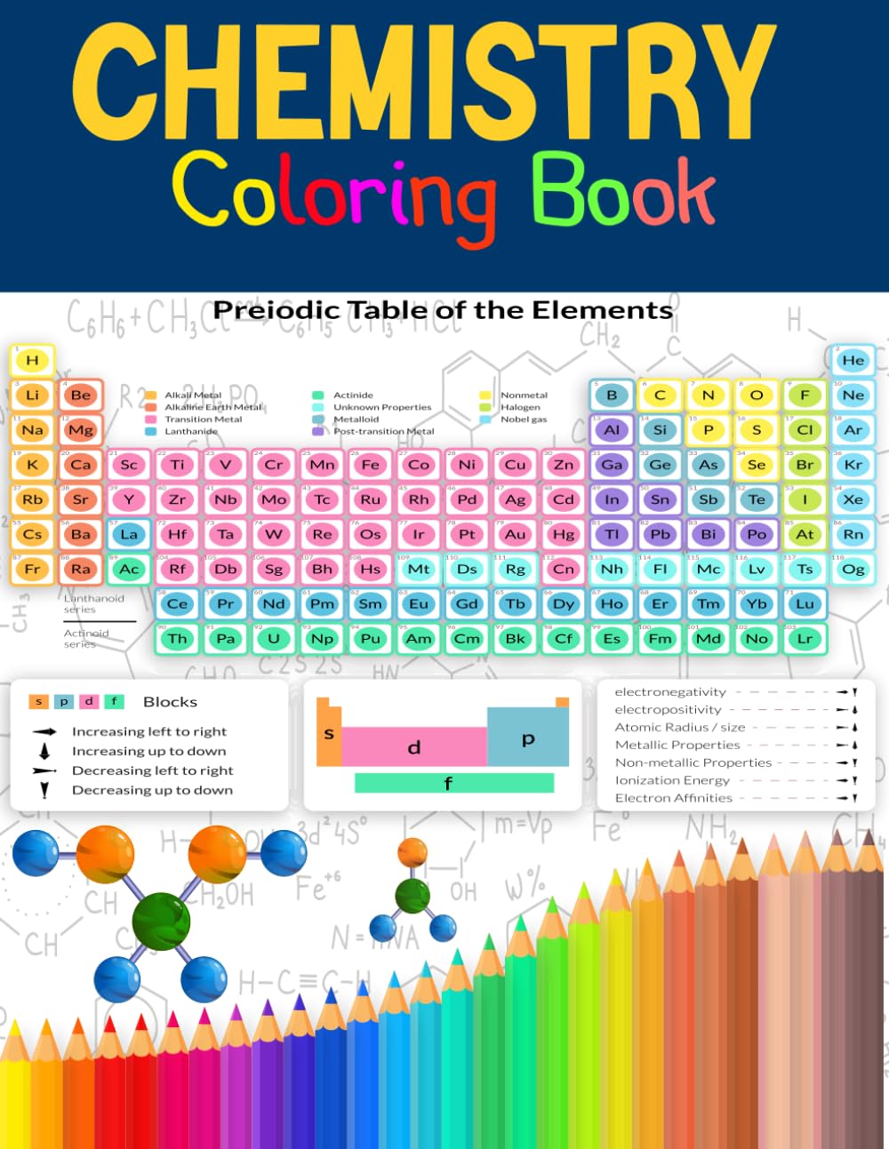 Amazon.com: Chemistry Coloring Book: An Engaging Journey Through ...