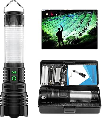 Flashlights High Lumens Rechargeable- Super Bright Tactical LED ...
