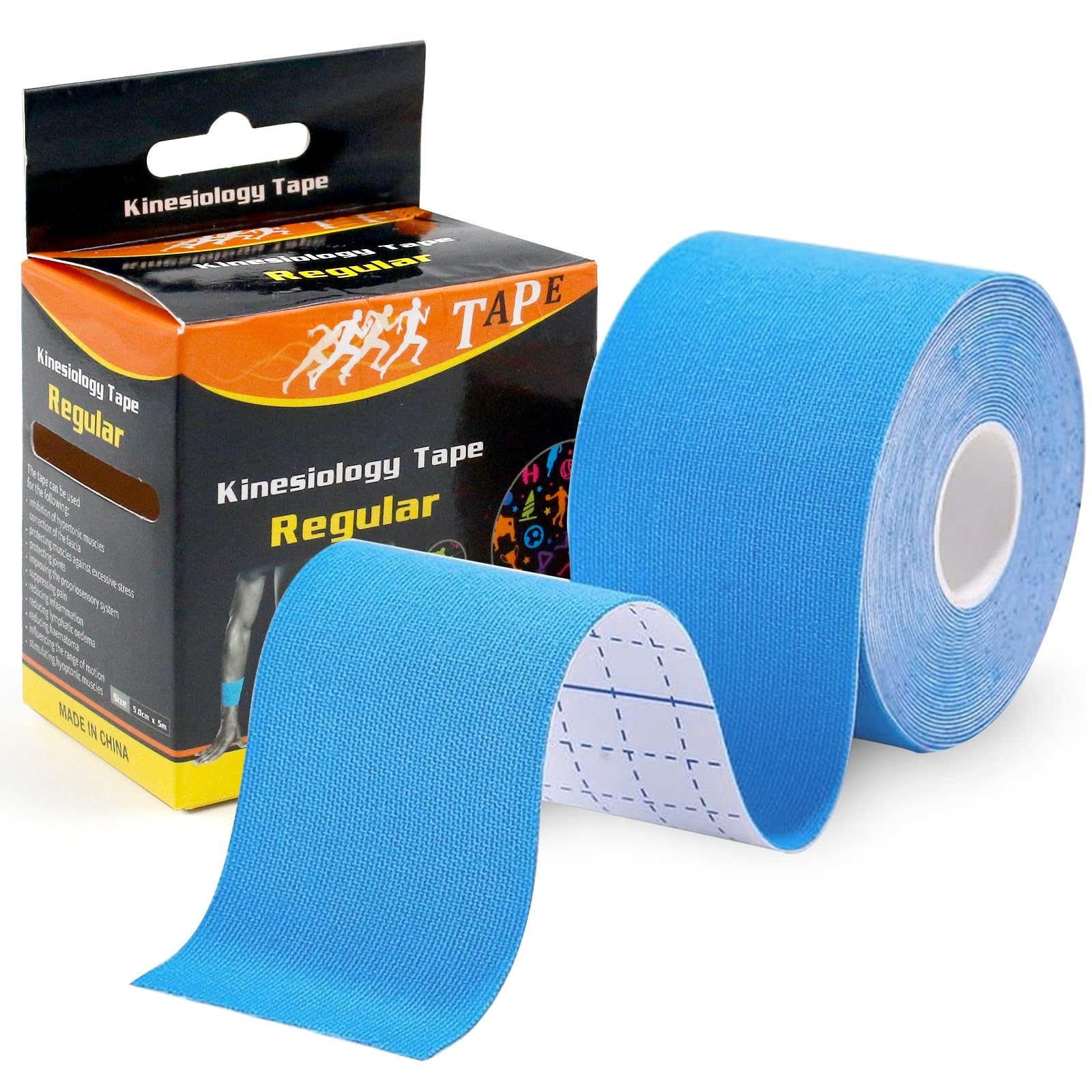 Kinesiology Tape 5m Roll, Support Muscle Tape, Elastic Therapeutic ...