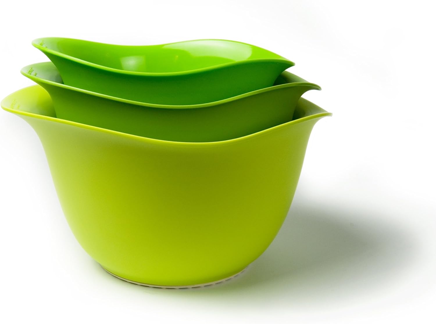 Amazon.com: Architec Green Bowl Set: 2-Quart, 3-quart, 4-quart: Mixing ...