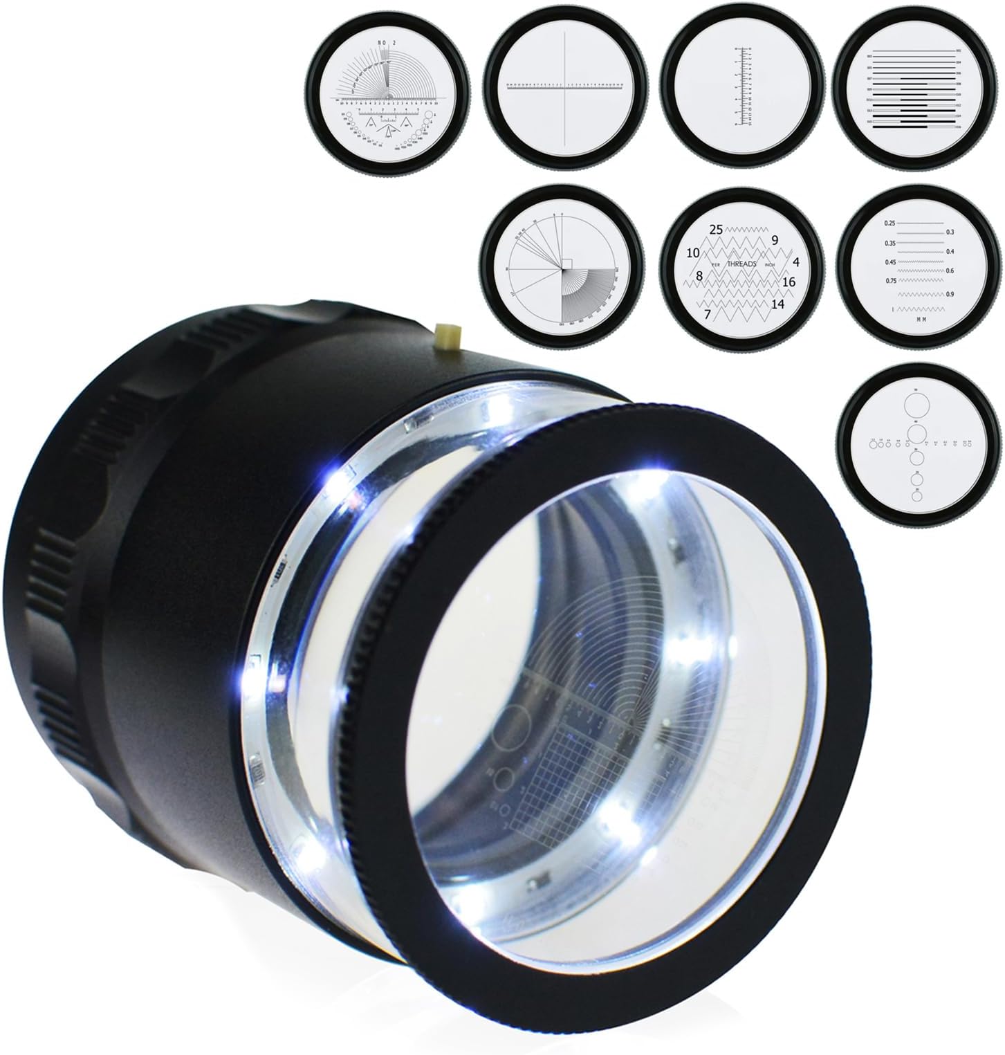 Amazon.com: Loupe Magnifier 30x Magnifier LED Lighted UV Illuminated ...