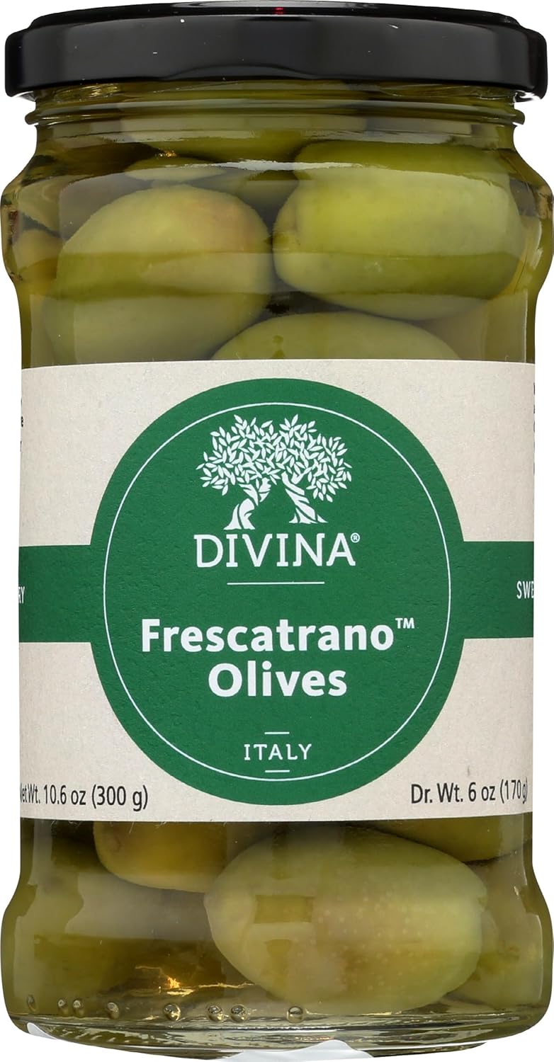 Amazon.com : Divina, Olives Frescatrano, 10.6 Ounce : Grocery & Gourmet ...
