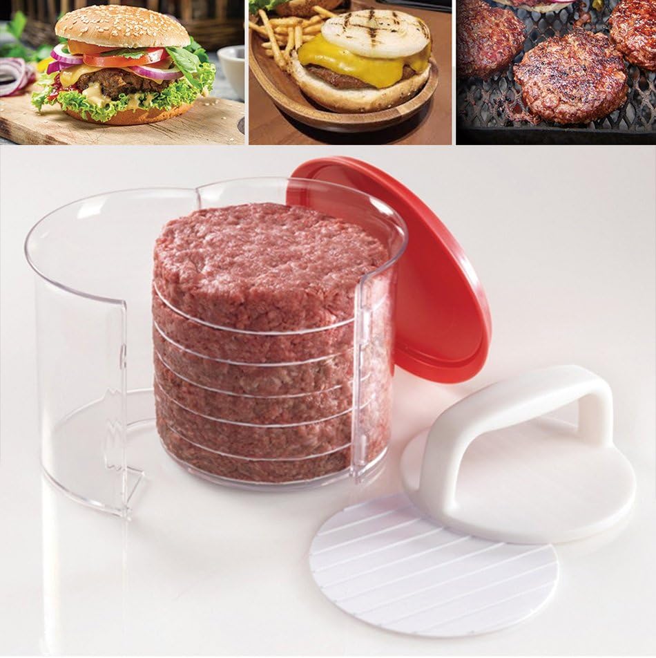 Amazon.com: 1 Set Food-Grade Plastic Hamburger Maker Hamburger Meat ...