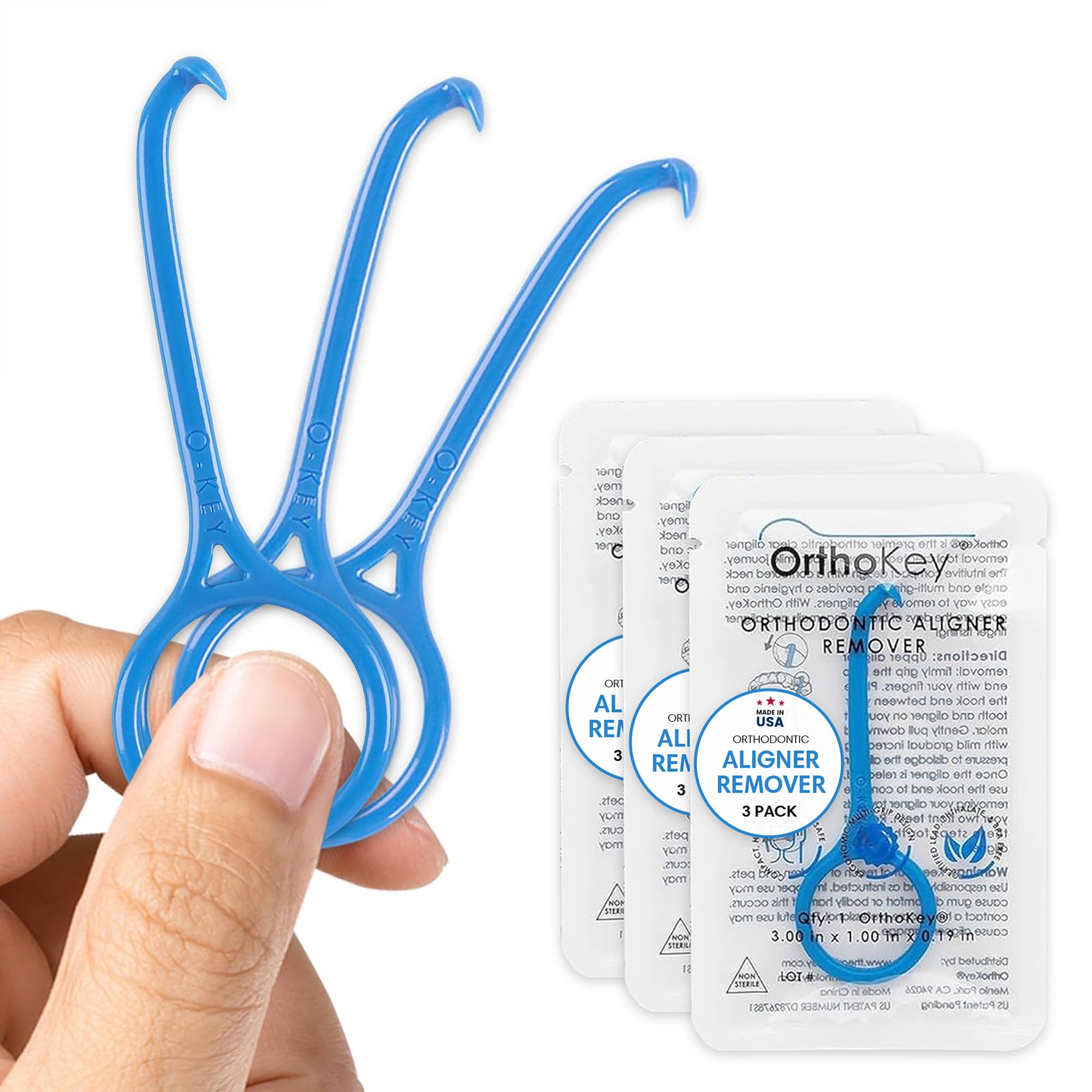 OrthoKey Clear Aligner Removal Tool - Expert Grabber Remover for ...