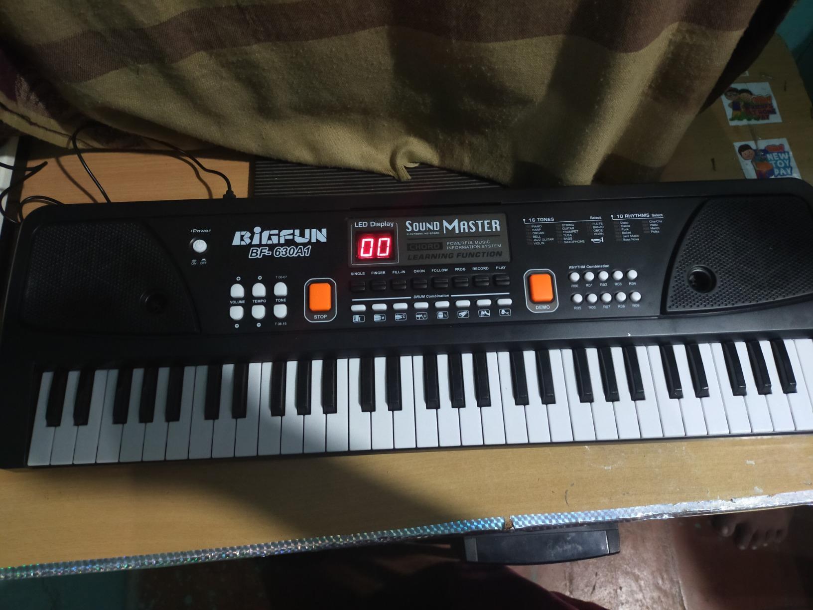 Bigfun 61 Keys Piano Keyboard Toy with Recording and Mic & Mobile ...