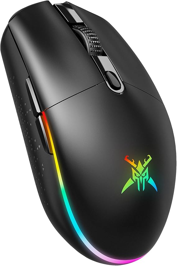 Amazon.com: TECKNET Gaming Mouse Wireless, 8000 DPI Optical Sensor, RGB ...