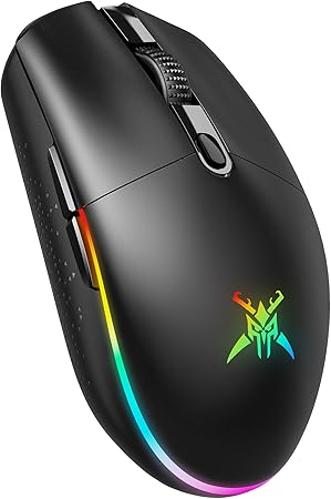 Amazon.com: TECKNET Gaming Mouse Wireless, 8000 DPI Optical Sensor, RGB ...