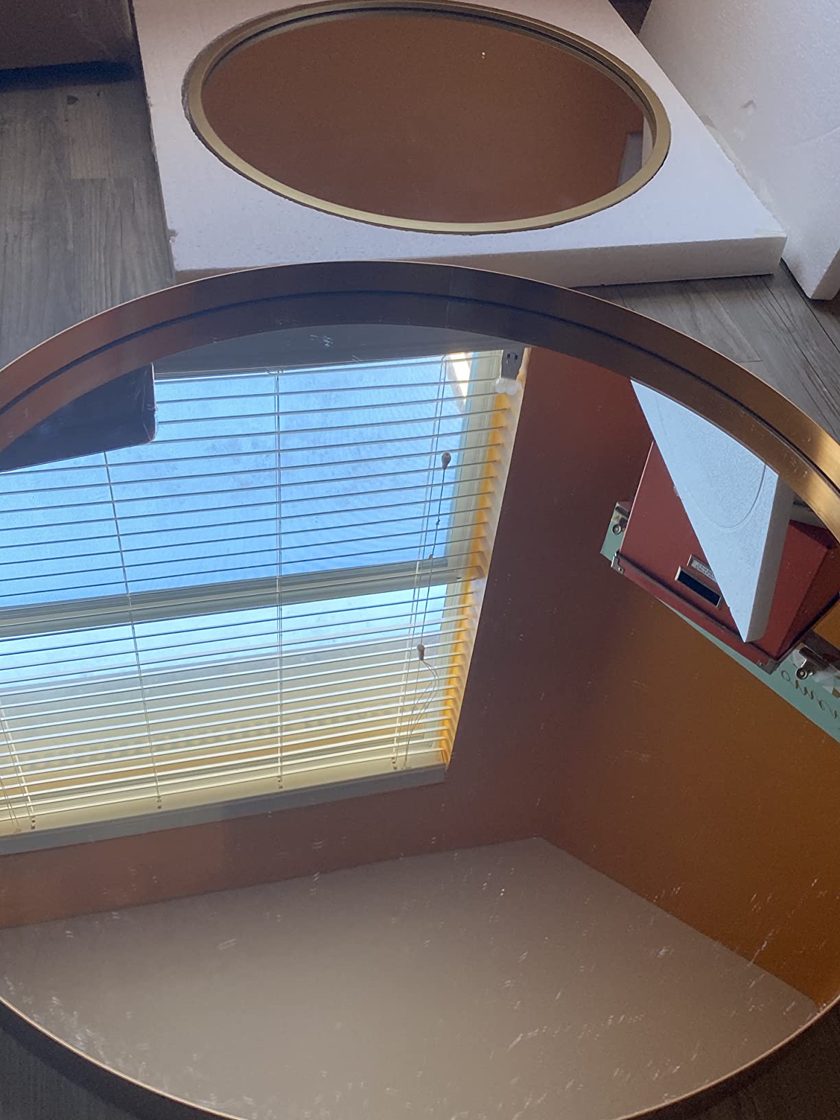 $12/mo - Finance NeuType 28 inch Round Mirror Circle Mirrors for Wall ...