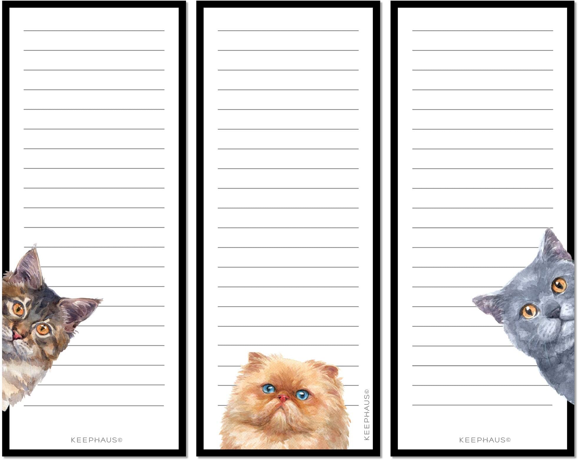 Amazon.com : Magnetic Notepads in Large and Small Sizes for Fridge (4 ...