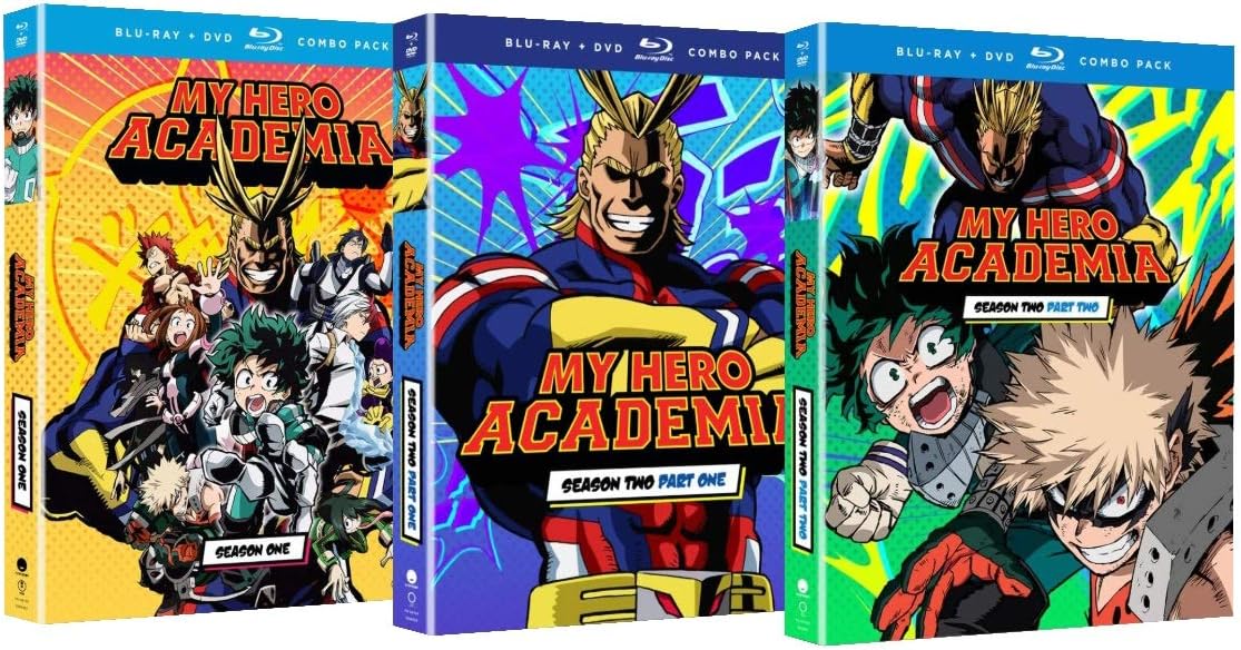 My Hero Academia: Season One - Two Part One & Two Complete Series 1, 2 ...