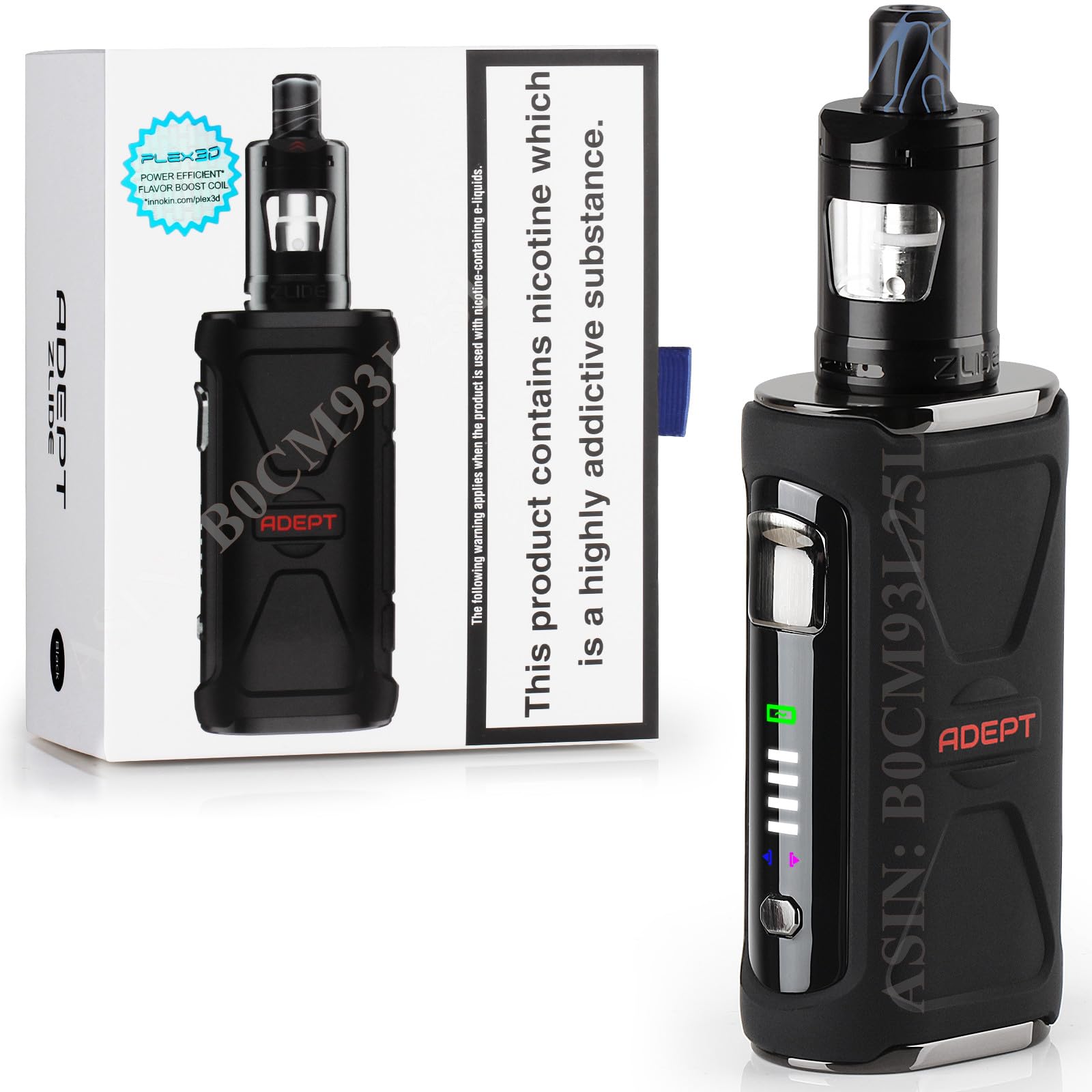 INNOKIN Adept Zlide E-cigarette Vape Starter Kit, 2023 Edition, 2ml ...