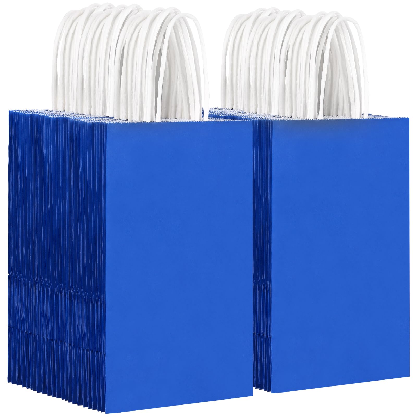 Amazon.com: OUTUXED 150pcs Paper Bags, 5.25x3.2x8 Inches Gift Bags ...