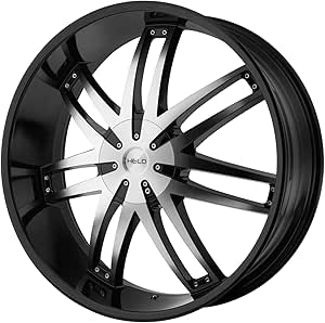 Amazon.com: Helo HE868 Wheel with Gloss Black Machined (20x8.5"/5x5 ...