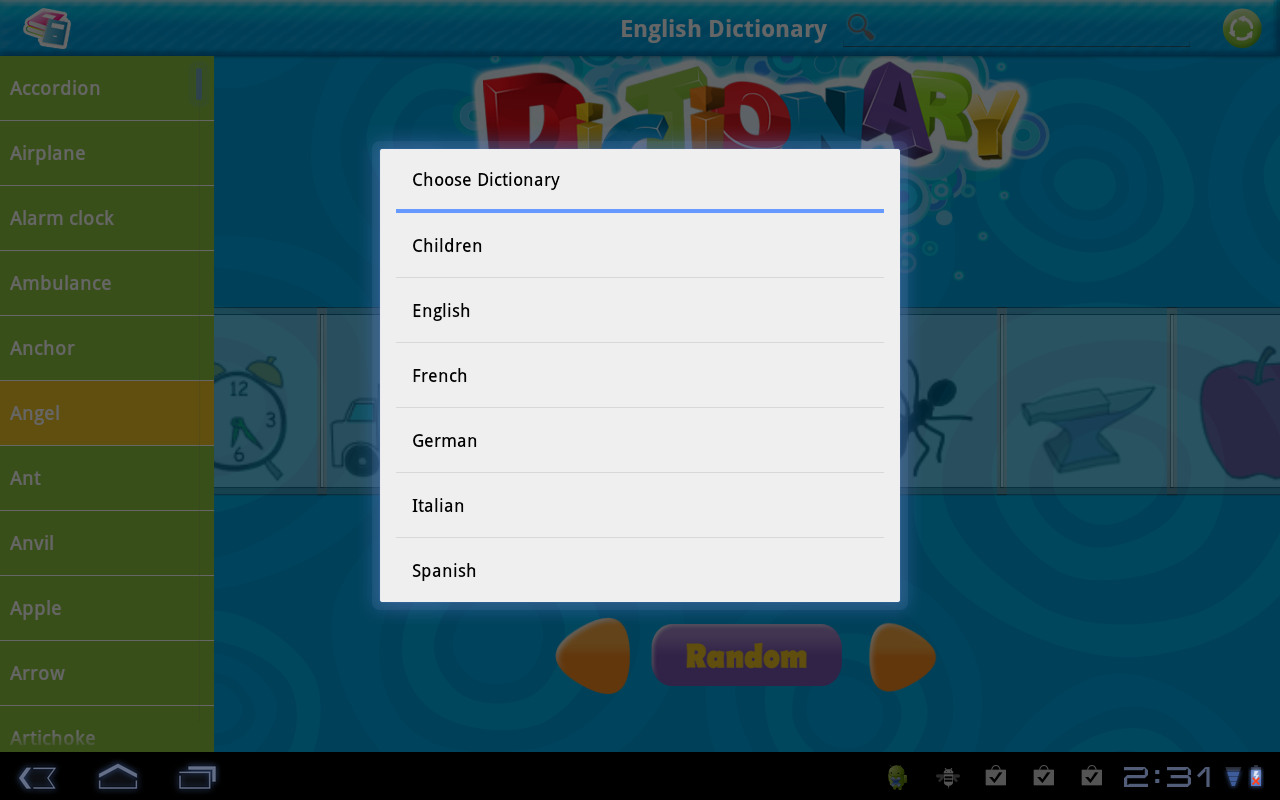 Picture Dictionary - App on Amazon Appstore