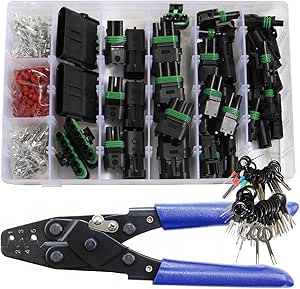 Amazon.com: shengbowi 258 conectores eléctricos automotrices ...