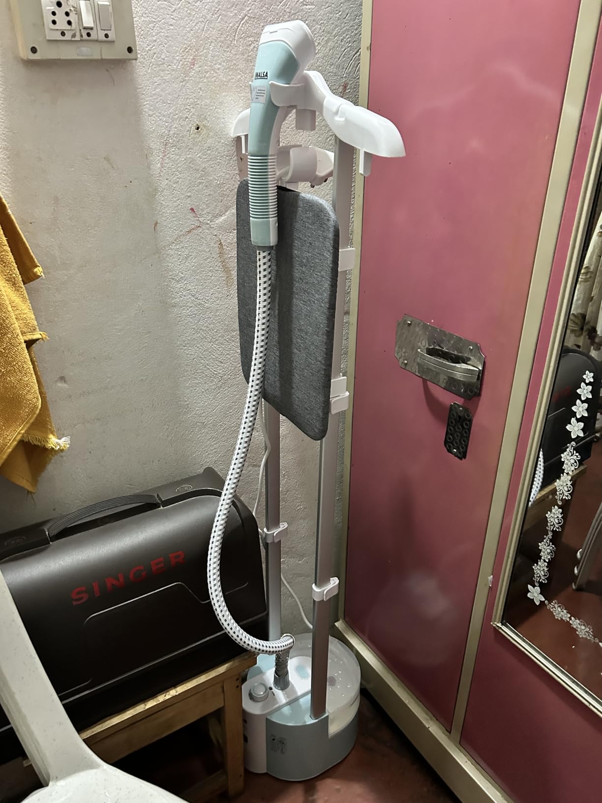 INALSA Standing Iron Garment Steamer-2000 W|Variable Control Knob |1.7 ...