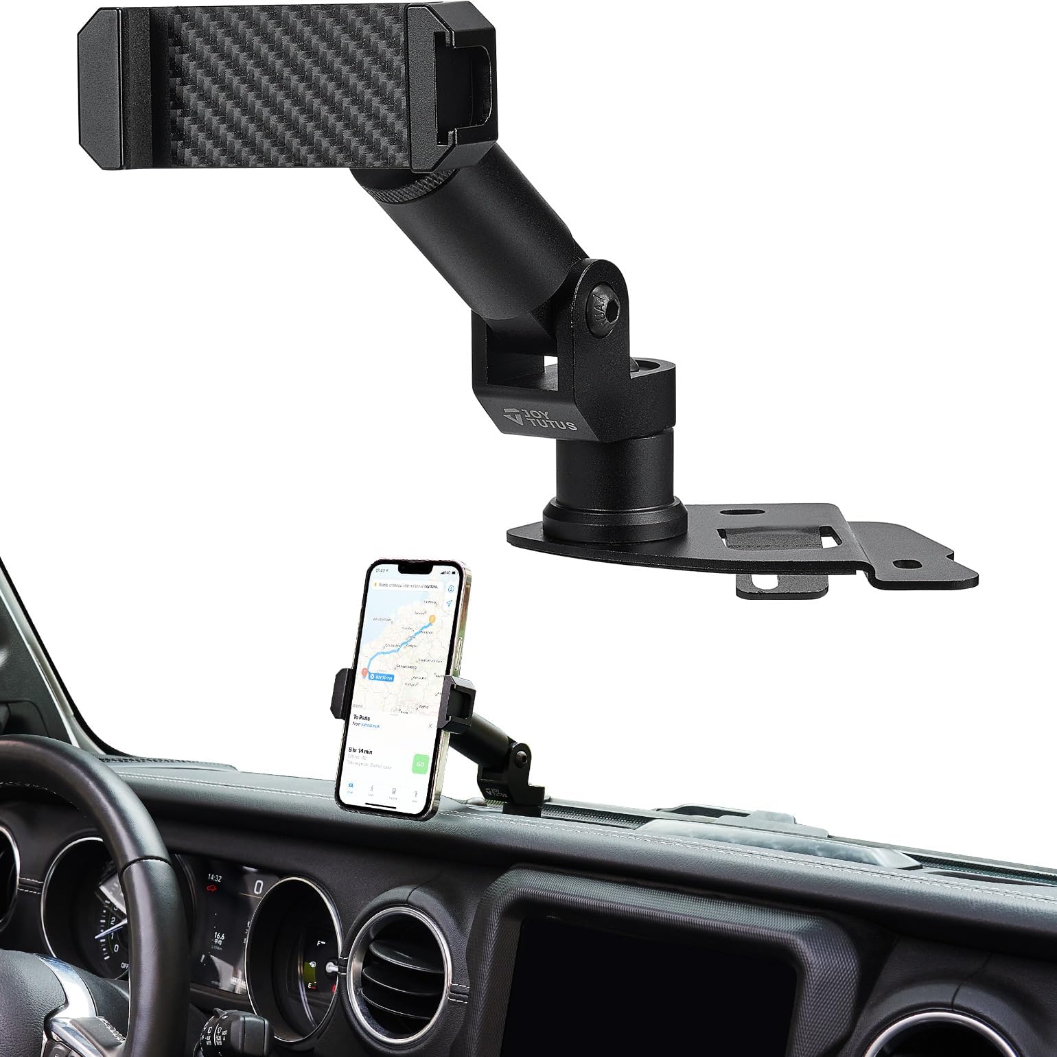 Amazon.com: JOYTUTUS Heavy Duty Phone Mount for 4XE, Dash Mount Cell ...