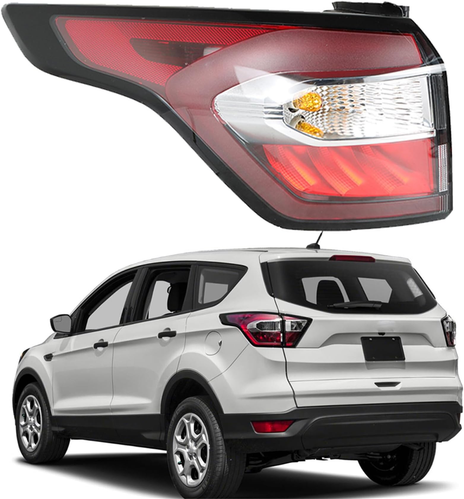 Amazon.com: WFLNHB Left Side Outer Tail Light Assembly Replacement for ...