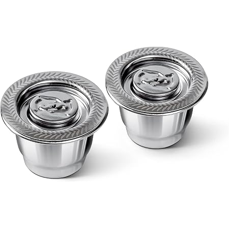 Amazon.com: Stainless Steel Coffee Capsules Compatible for L'OR Barista ...