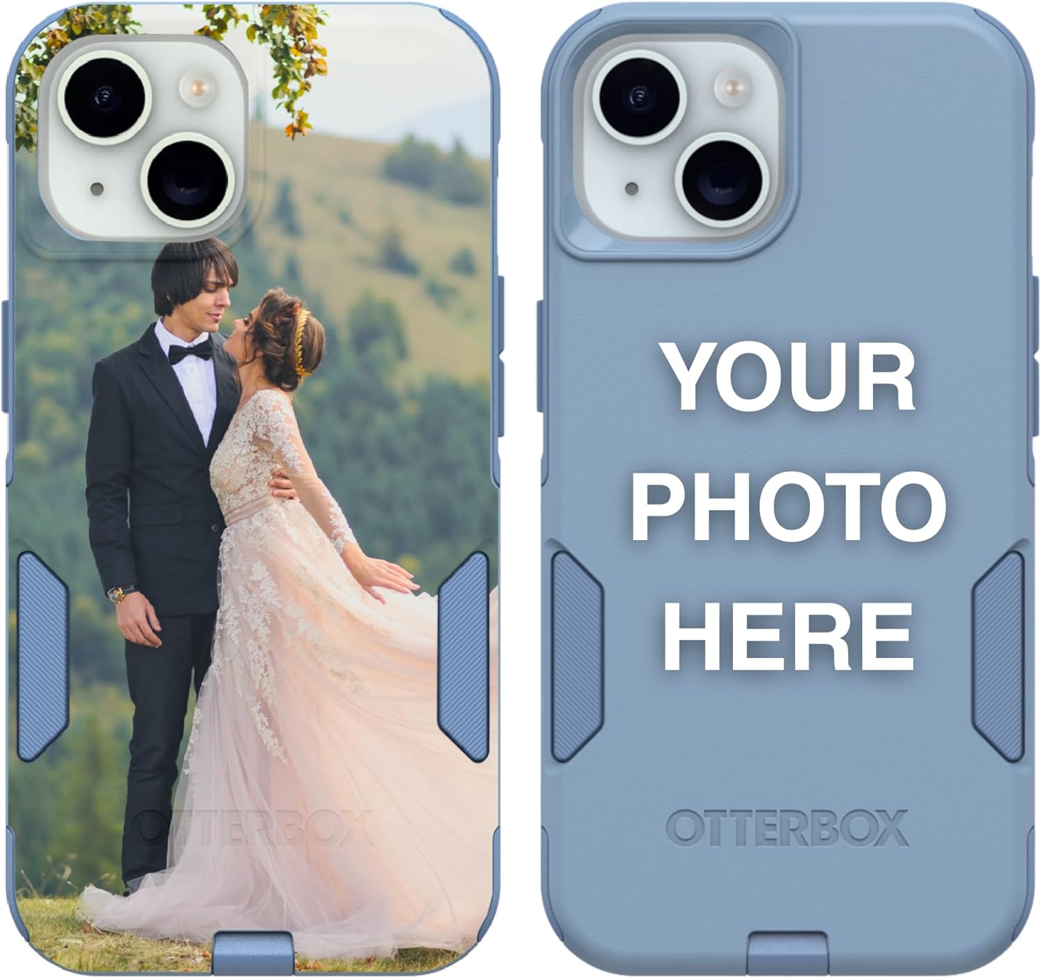 Amazon.com: OtterBox Custom Picture Phone Case for iPhone 15, iPhone 14 ...
