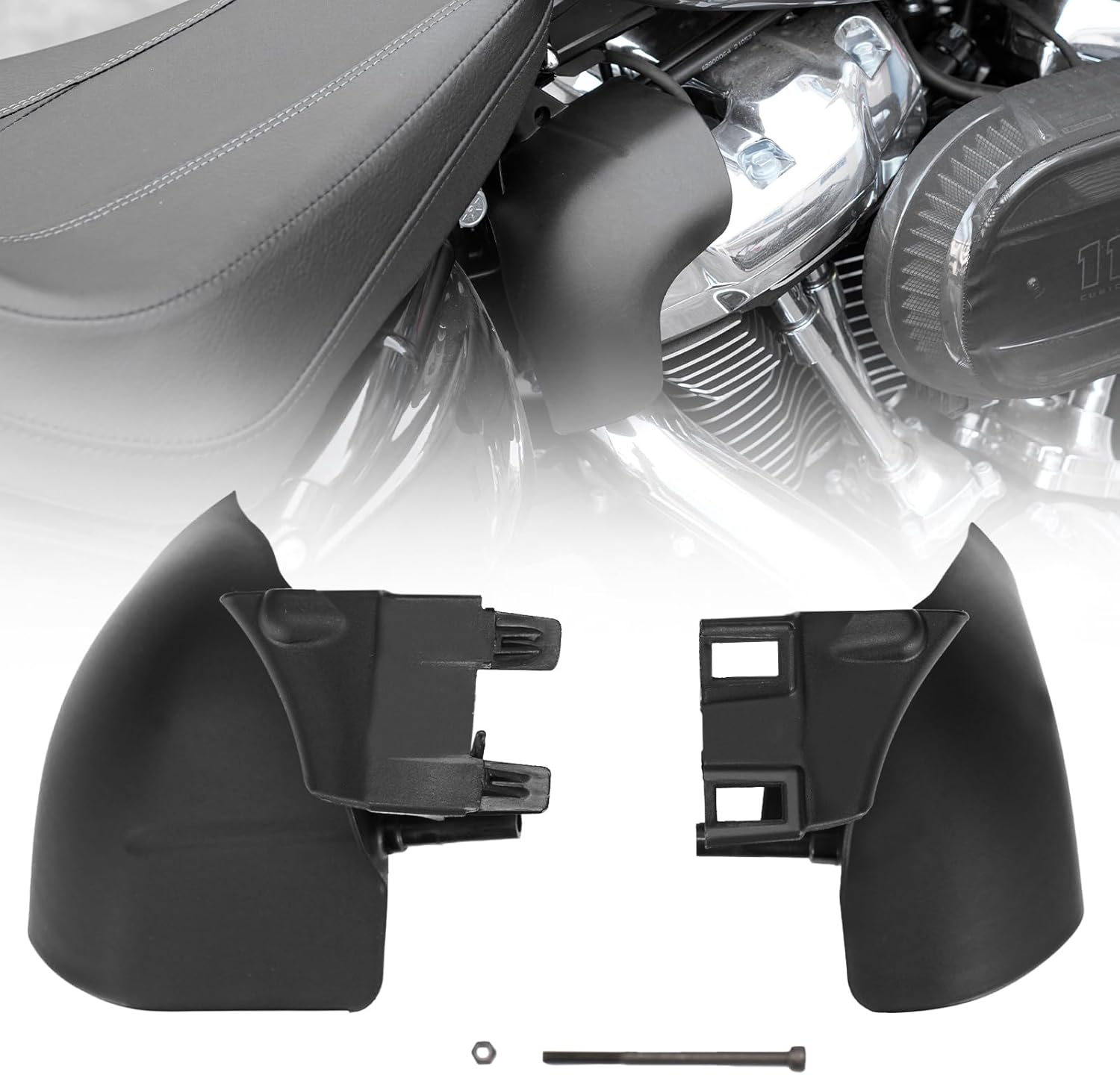 Amazon.com: KIWI MASTER Mid-Frame Air Deflectors for 2018-2024 Harley ...