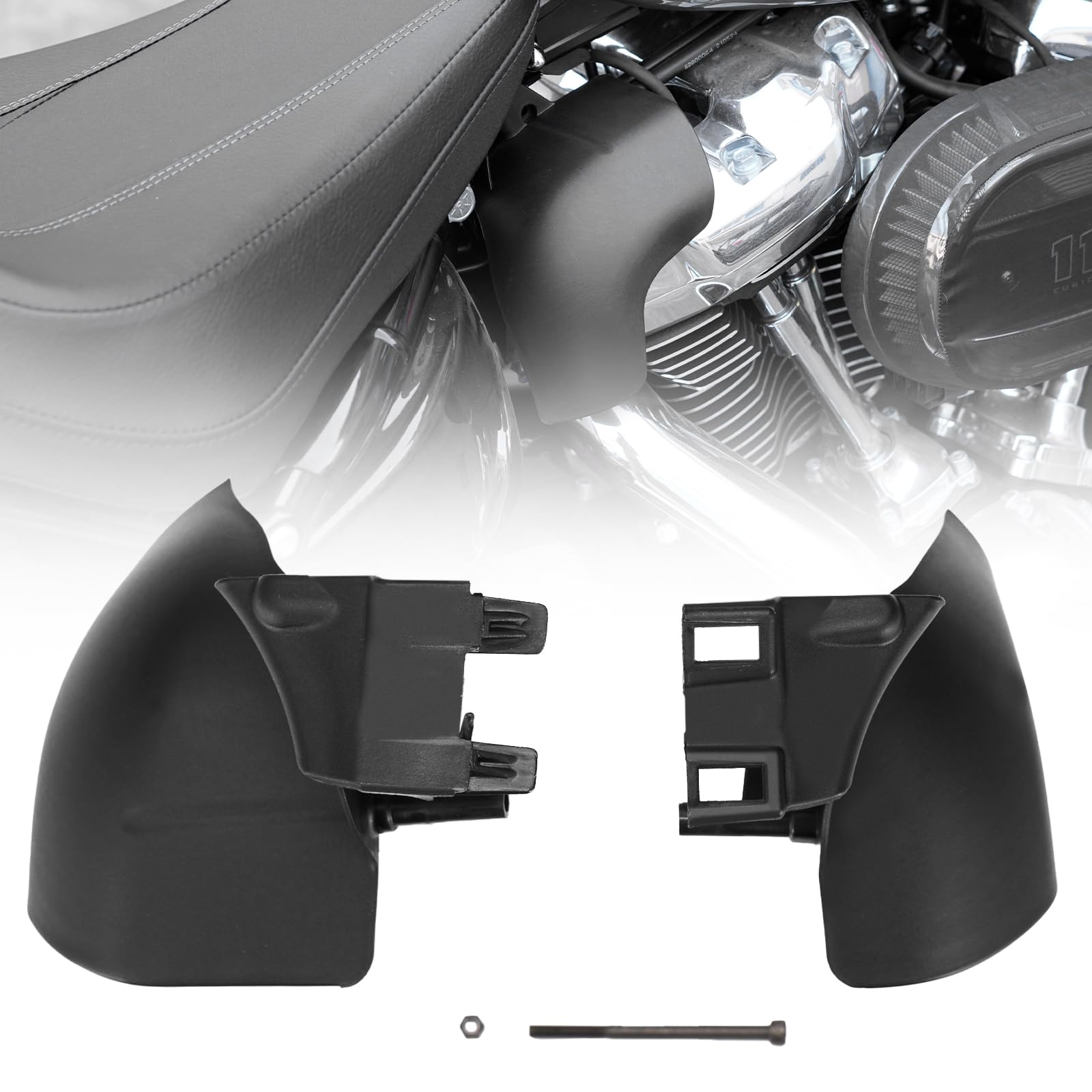 Amazon.com: KIWI MASTER Mid-Frame Air Deflectors for 2018-2024 Harley ...