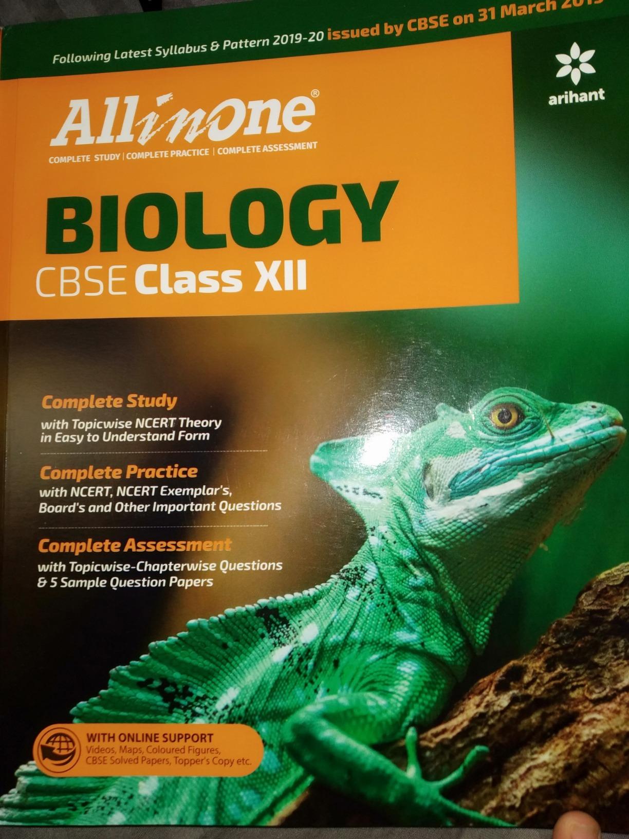 All In One Biology class 12 2019-20 (Old Edition) (Old Edition ...
