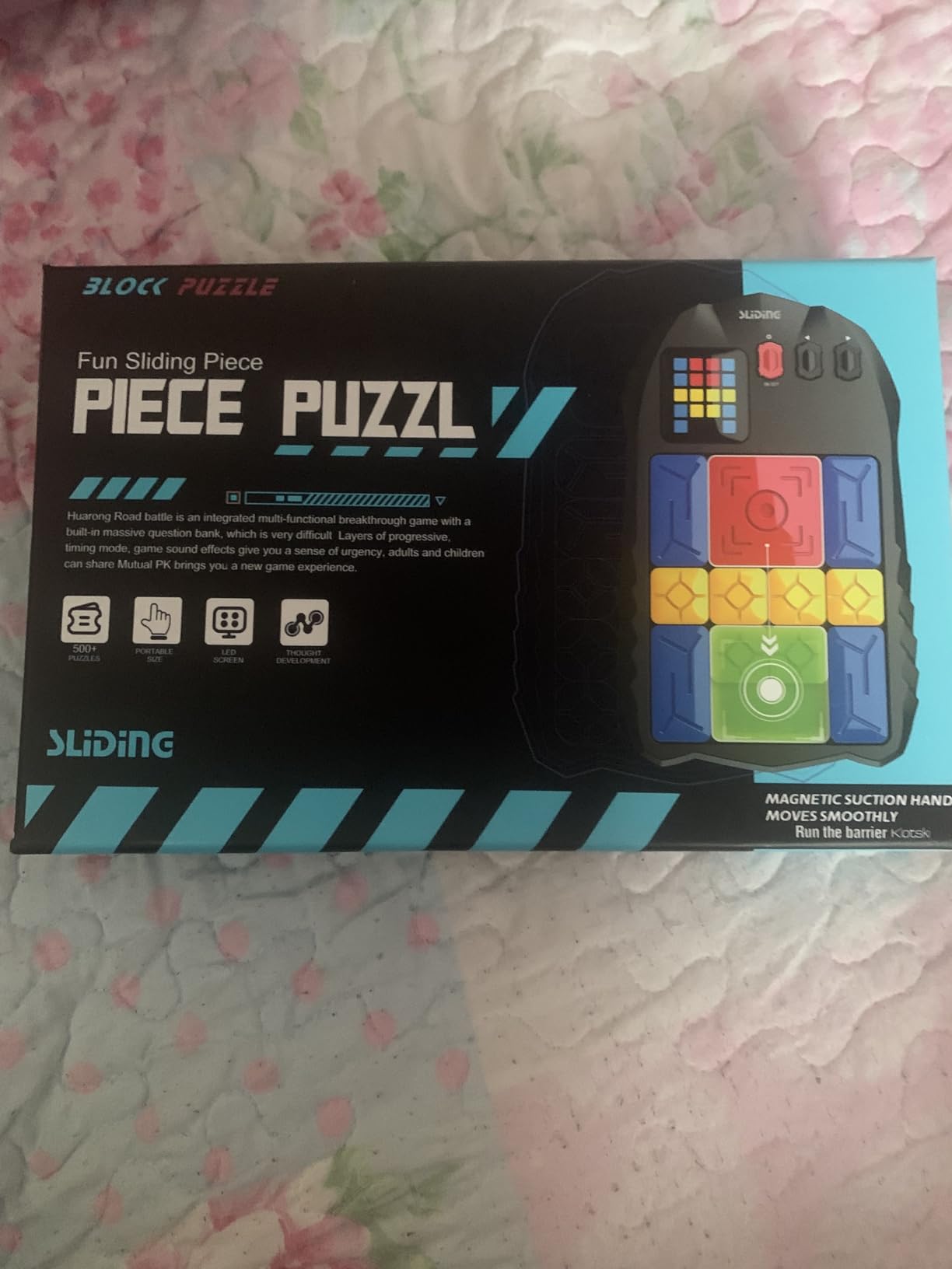 TEMI Handheld Slide Puzzle Games, 500+ Levels Super Slide Games Brain ...